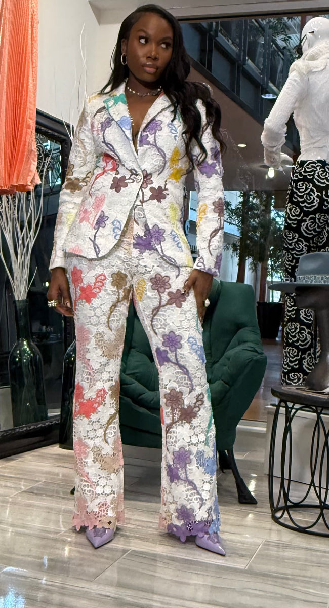 Monroe Floral Pant Suit – Cube 57 Boutique